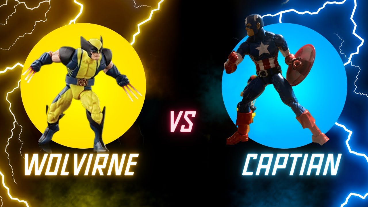 Wolverine VS Captain America Stop Motion - YouTube