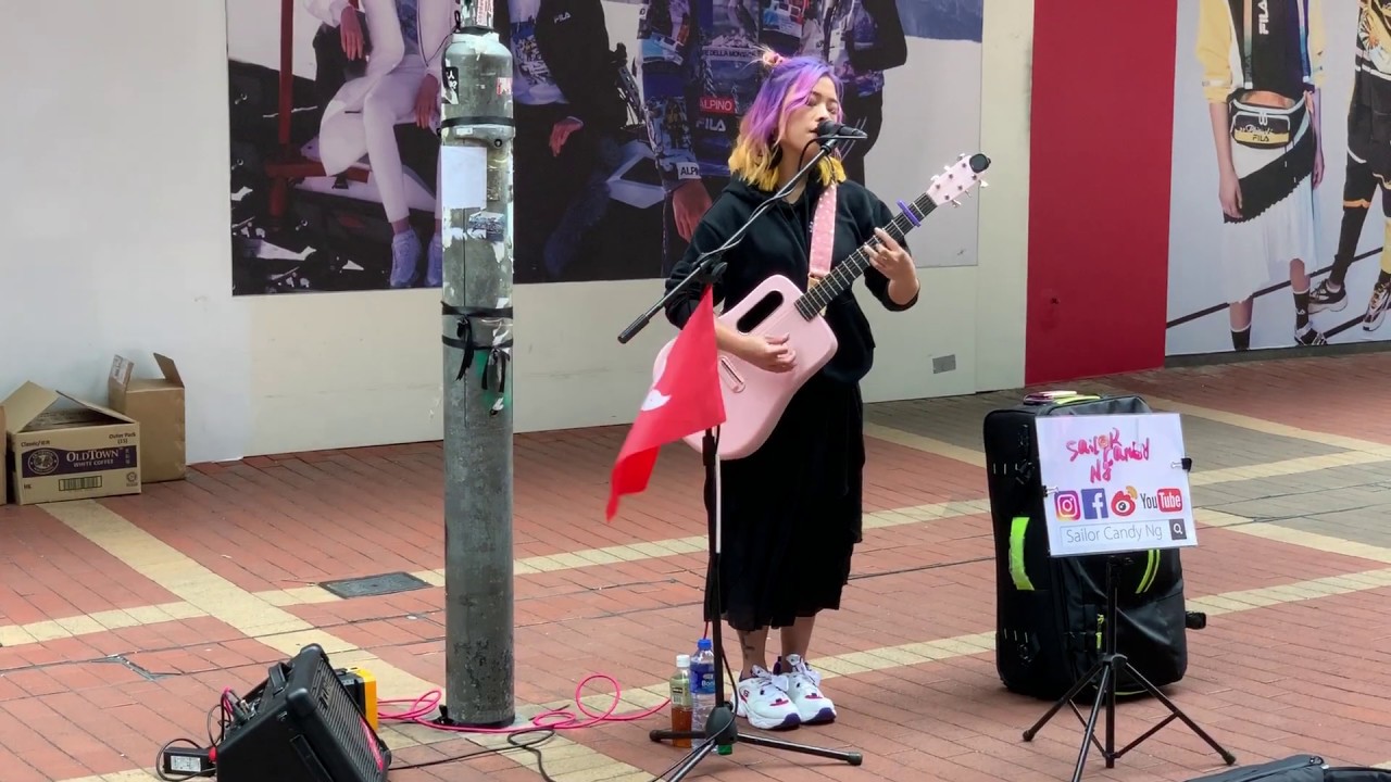 Sailor Candy Ng(A) @旺角豉油街Busking 2020/03/02 - YouTube