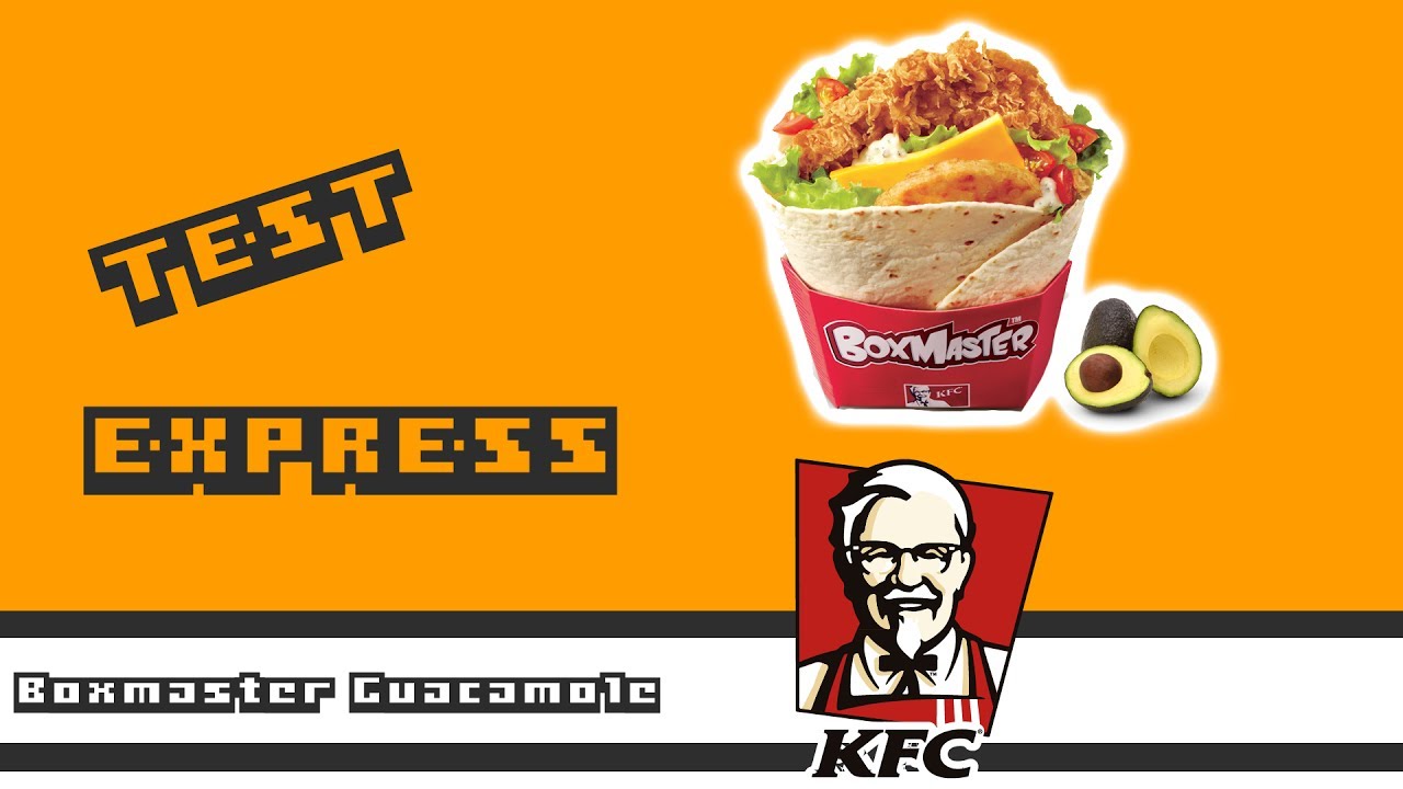 Boxmaster Guacamole - KFC - Test Express - YouTube