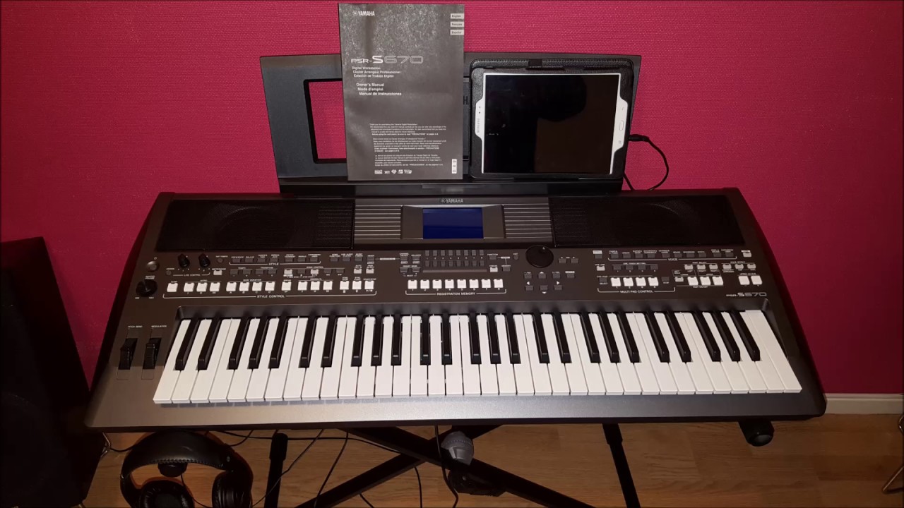 Balladtest PSR S 670 Sköld - YouTube