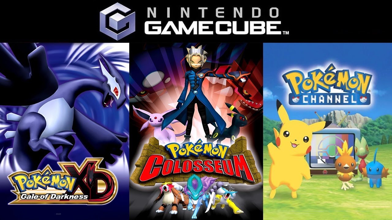 All Pokémon Games on Nintendo Gamecube - YouTube