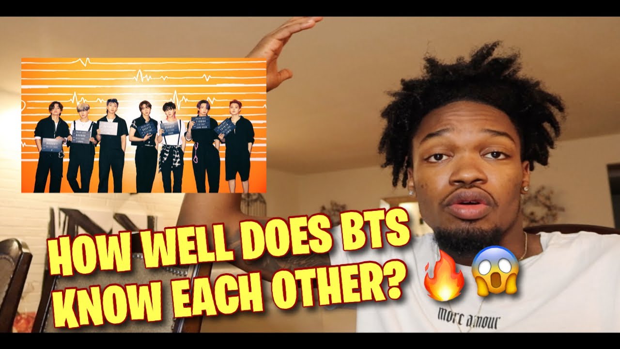 THIS IS DOPE!! HOW WELL DOES BTS KNOW EACH OTHER?! | BTS GAME SHOW ...