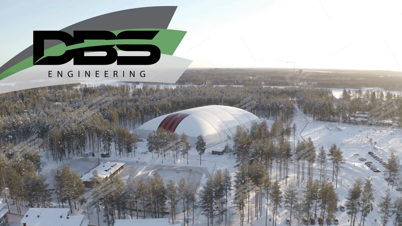 DBS engineering air domes - Instalation procsses - YouTube