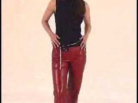 Red Leather Pants