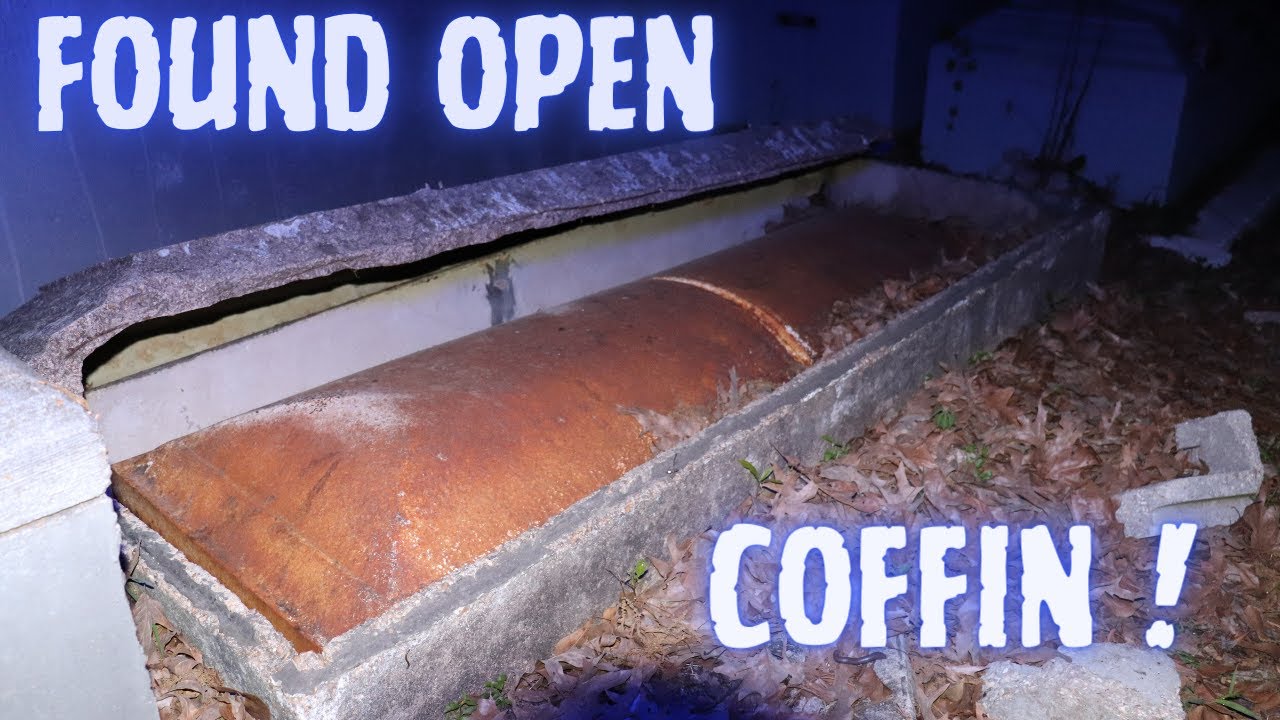 Found Open Coffin Made Of Steal ! In Haunted Graveyard ! # ...