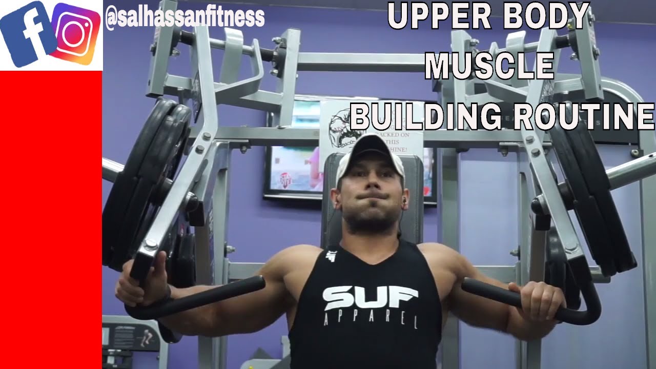 UPPER BODY WORKOUT FOR MUSCLE GROWTH. - YouTube