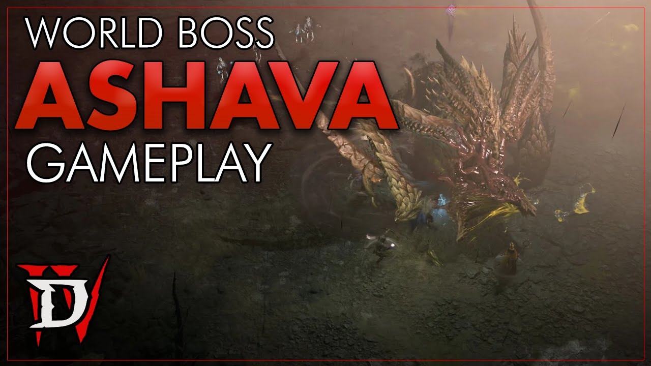 DIABLO 4 BETA | ¿A LA PRIMERA? - Gameplay de WORLD BOSS Ashava - YouTube