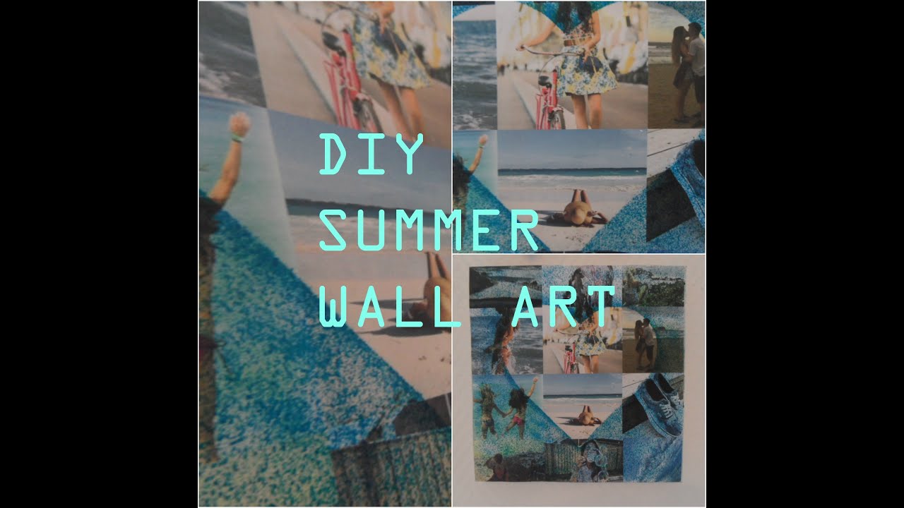 DIY: Summer Wall Art - YouTube