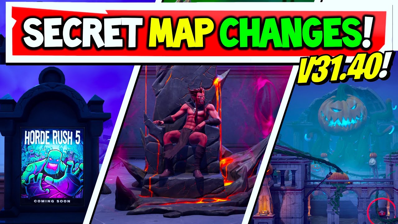 Fortnitemares ALL Map Changes & Secrets - YouTube