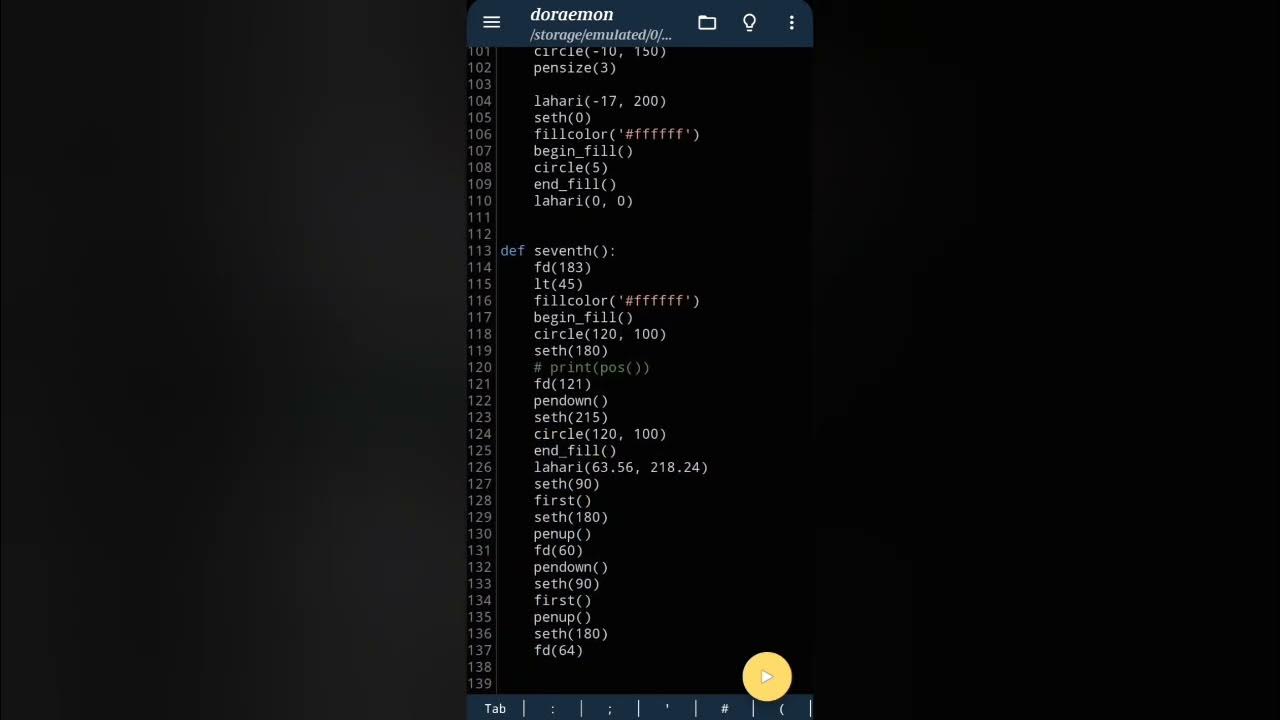 Doraemon codes in python - YouTube
