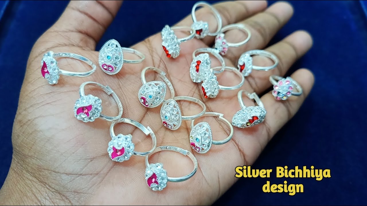 Silver Toe ring Designe for regular use // Daily wear silver Bichhiya ...