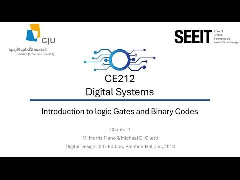 Lec3: Introduction to logic gates and Binary Codes - YouTube