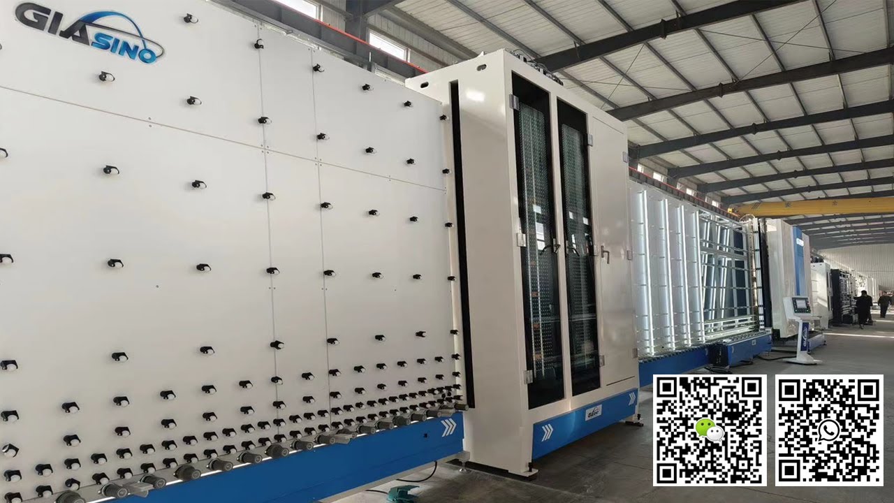 Tilting Table Double Glazing Glass Production Machine, Last Section ...