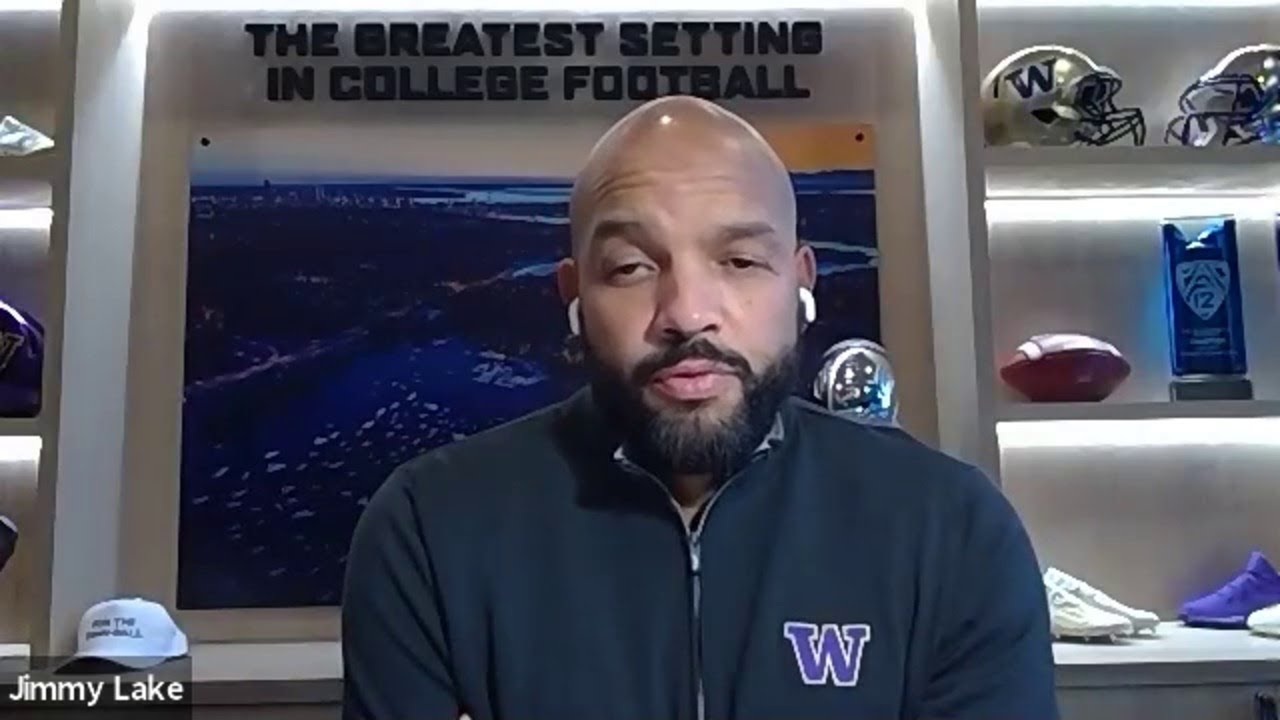 UW Huskies head coach Jimmy Lake on the 2021 recruiting class - YouTube