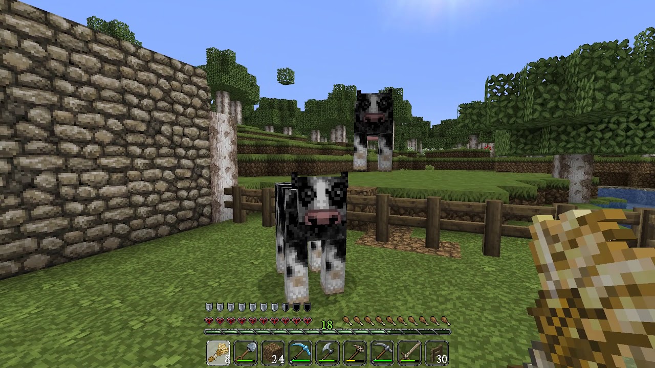 Let´s Play Minecraft Staffel 2 #009 - eine Kuh macht Muh, viele Kühe ...