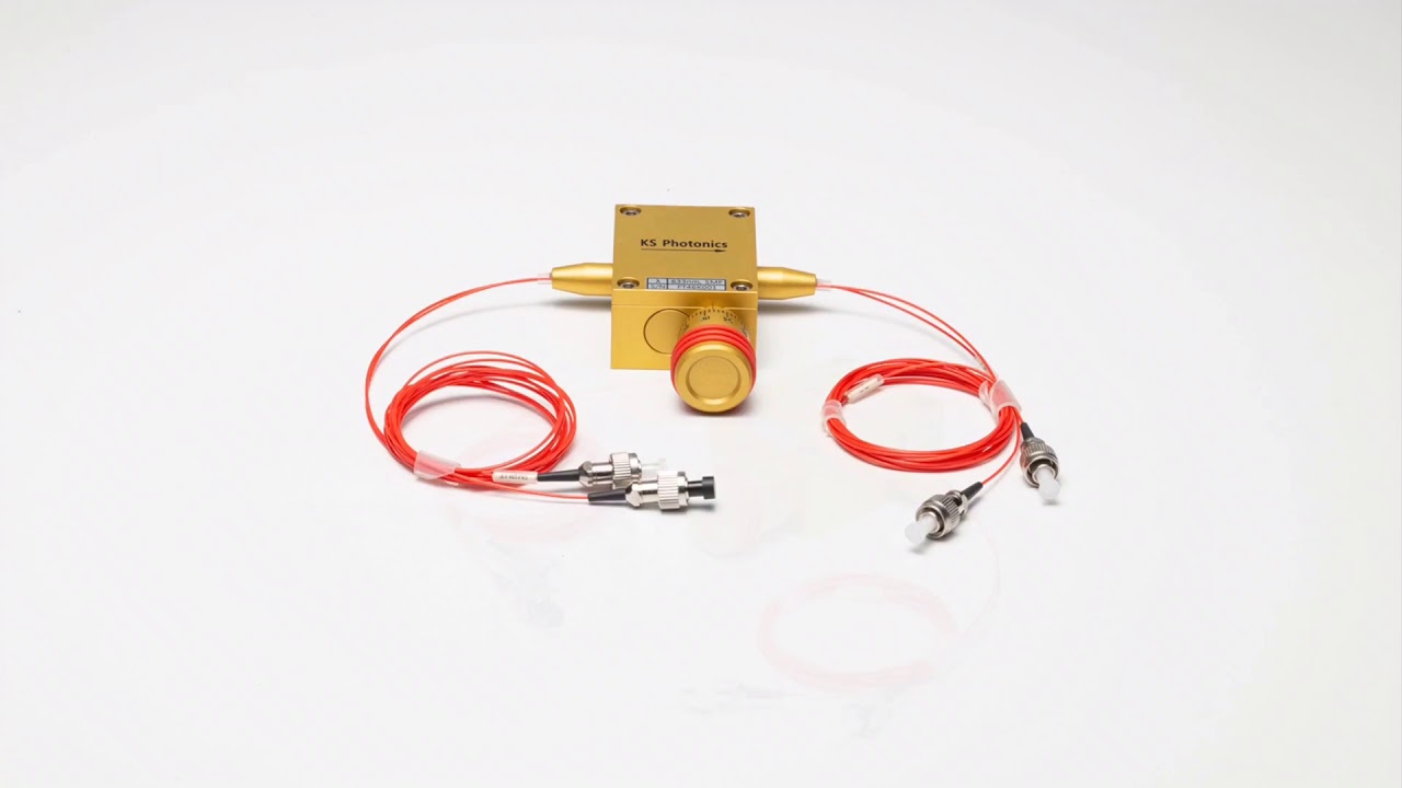 Fiber variable ratio coupler video - YouTube