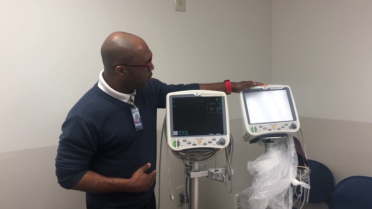 GE DASH 5000 monitor - YouTube