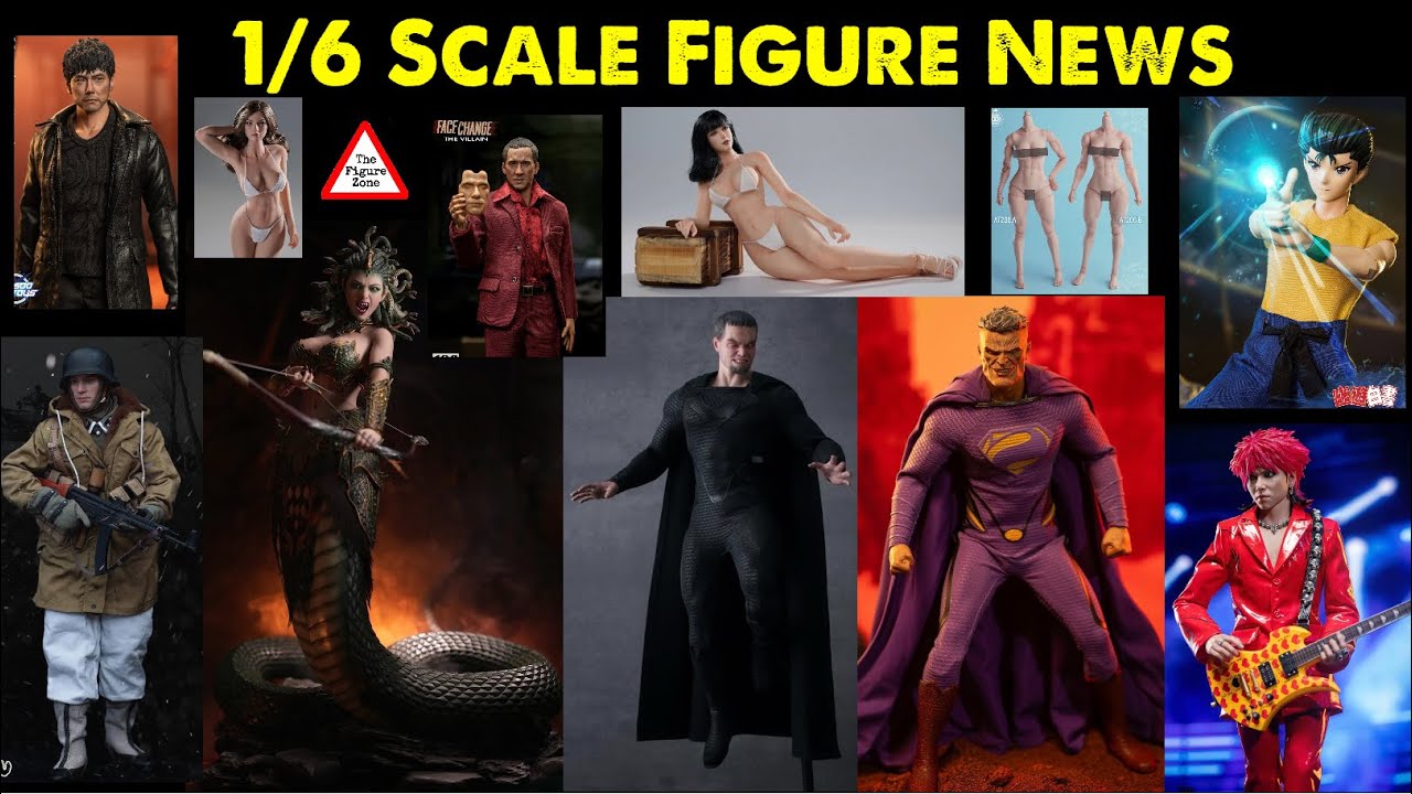 1/6 Scale Figure News. General Zod, Bizarro, Medusa TBLeague, Kamen ...