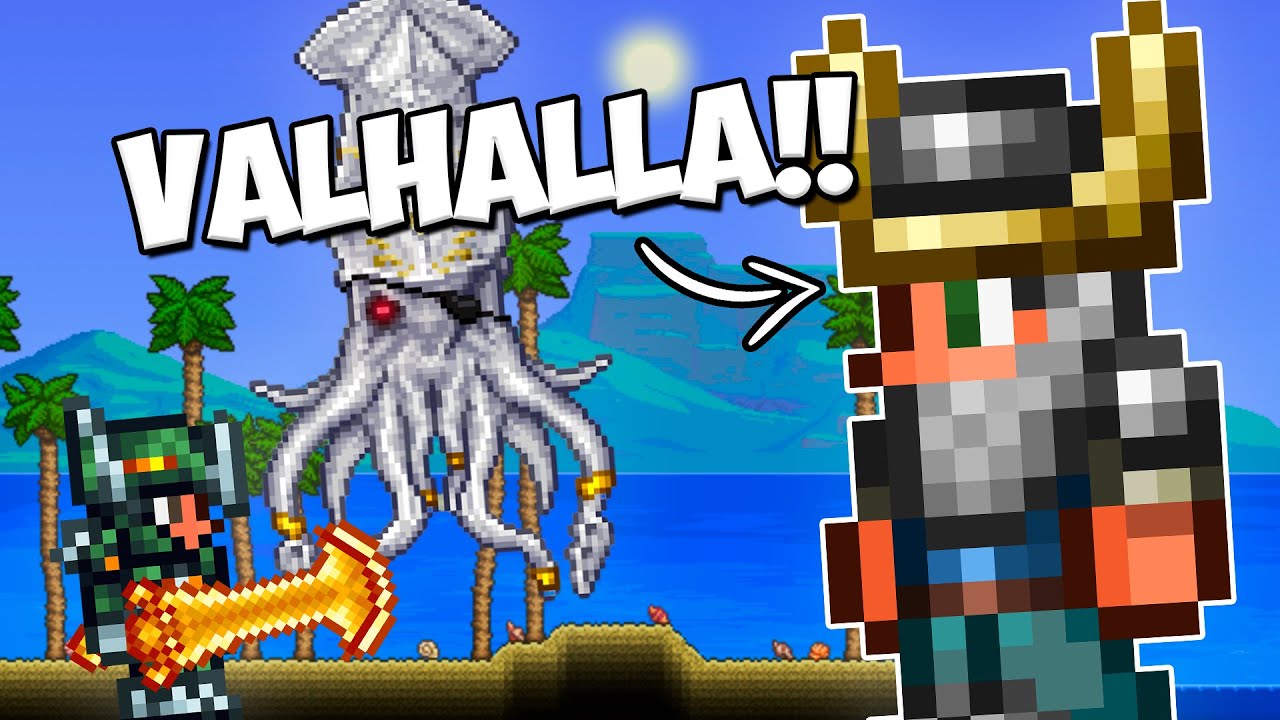 VALHALLA MOD: CONHEAÇA O MOD VIKING PARA O TERRARIA - YouTube