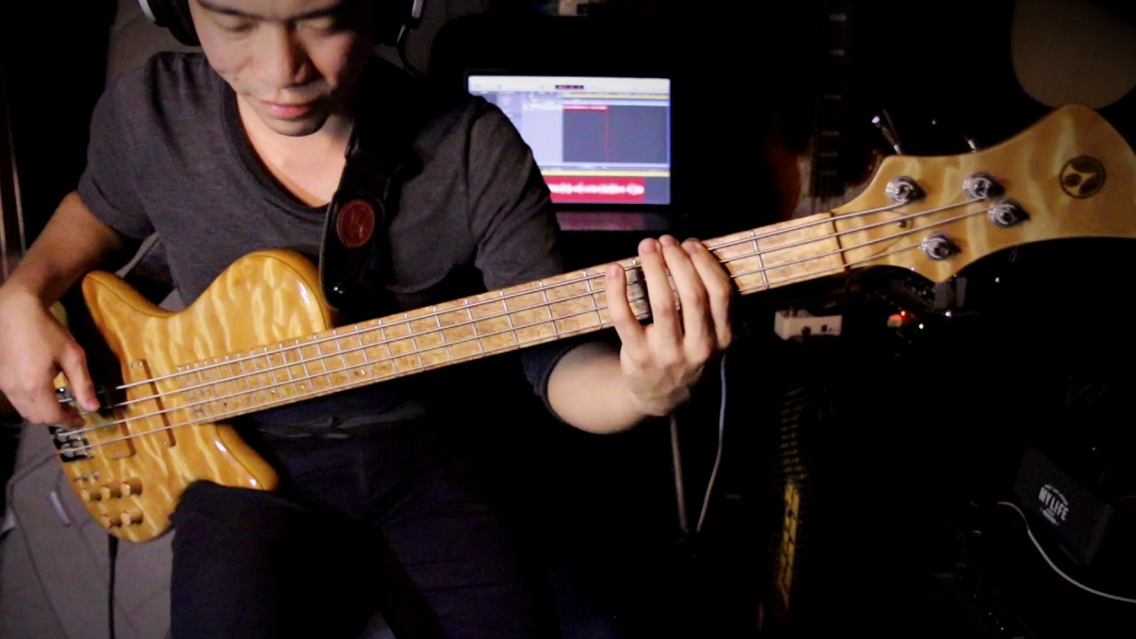 Bruno Mars - 24K Magic SNL Version (Bass Cover) [With Bass TABS and ...