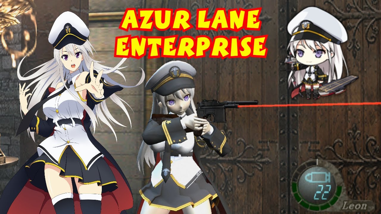 Azur Lane Enterprise Resident Evil 4 Mod - YouTube