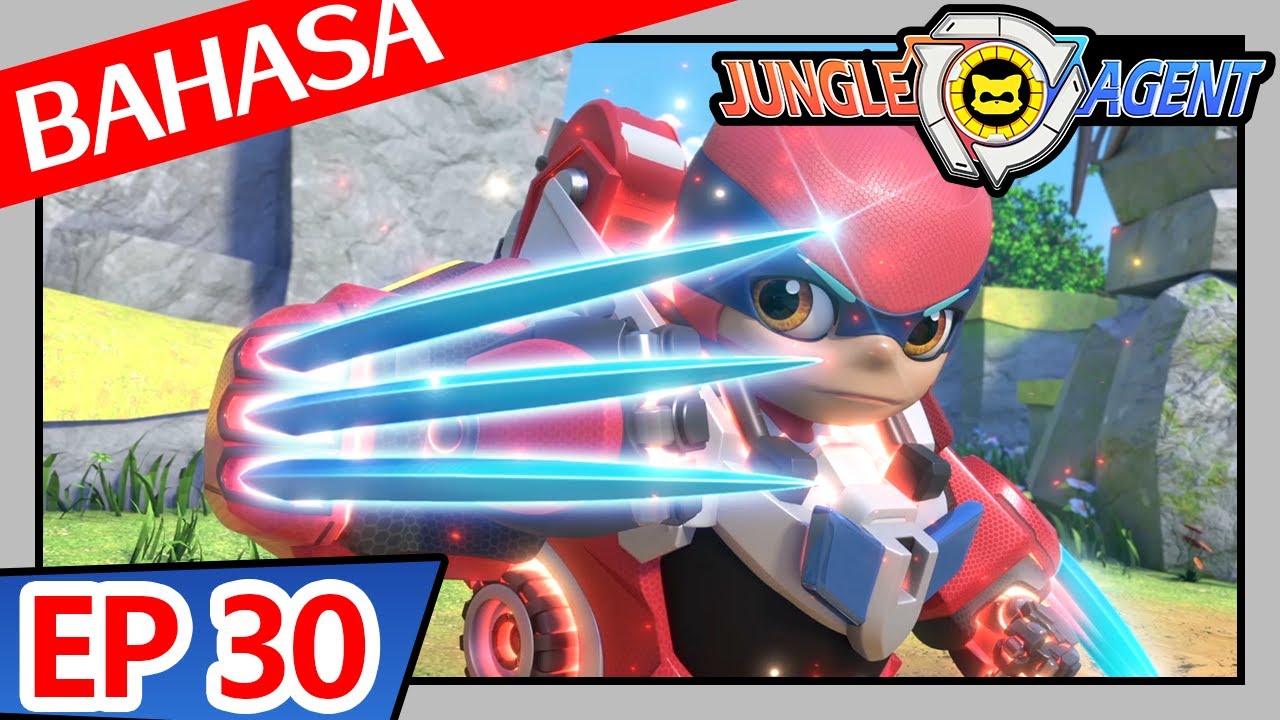 [JungleAgent: The Reliable Guardians] 30 Awu v.s Ular Raksasa | Kartun ...