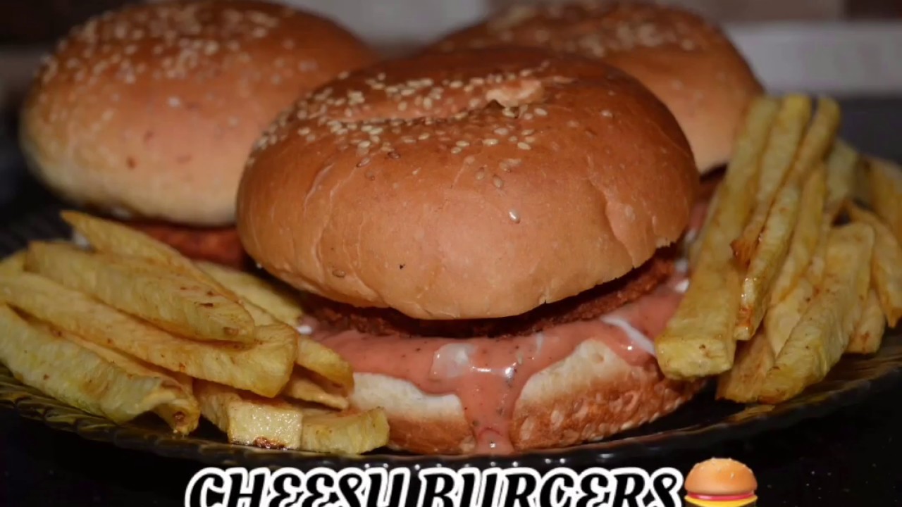 Spicy Cheesy Chicken Burger. - YouTube