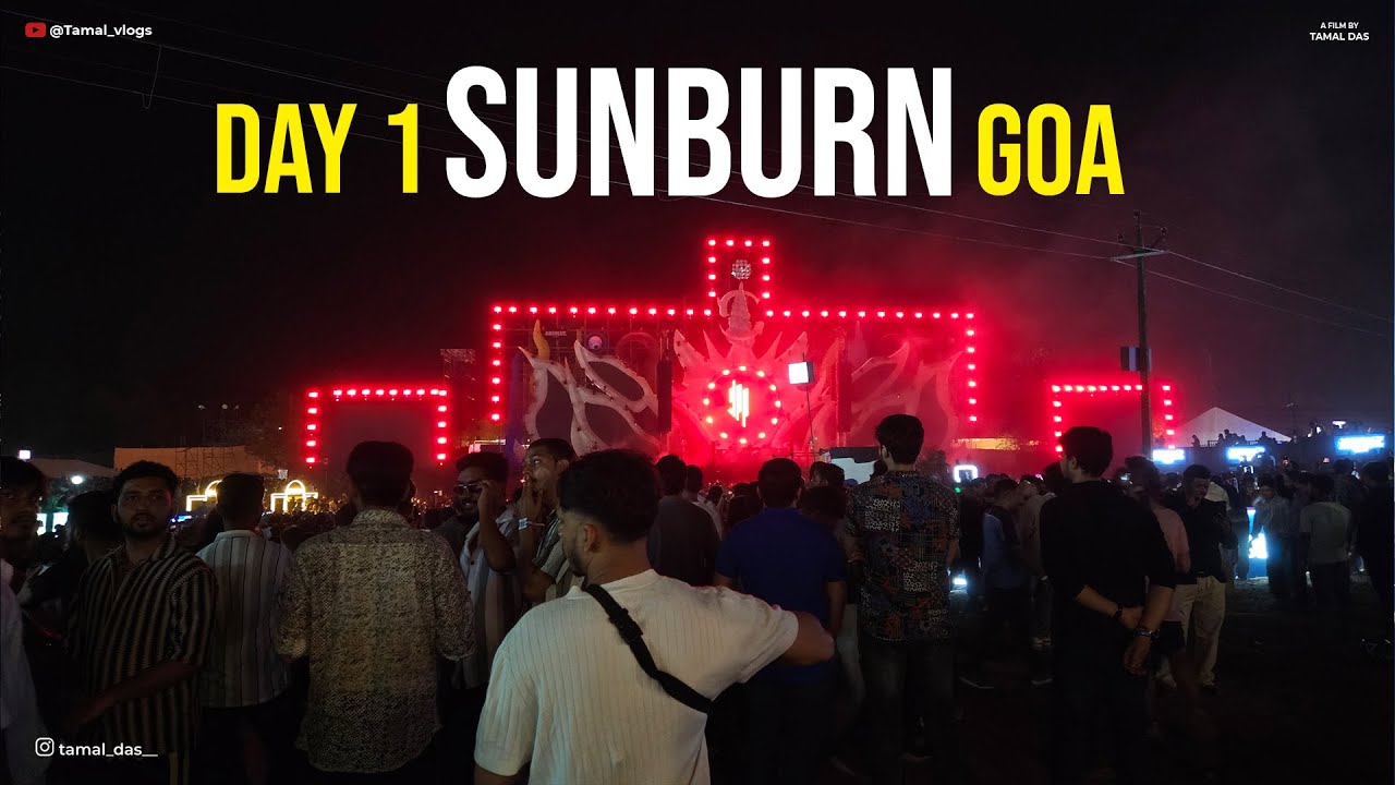Glimpse Sunburn Festival Goa 2024 | Day 1 | Skrillex | Analilia ...
