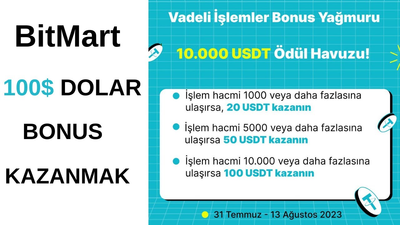 BitMart 100 Dolar 2700 TL Bonus Kazanmak YouTube bitmart-100-dolar-2700-tl-bonus-kazanmak-youtube