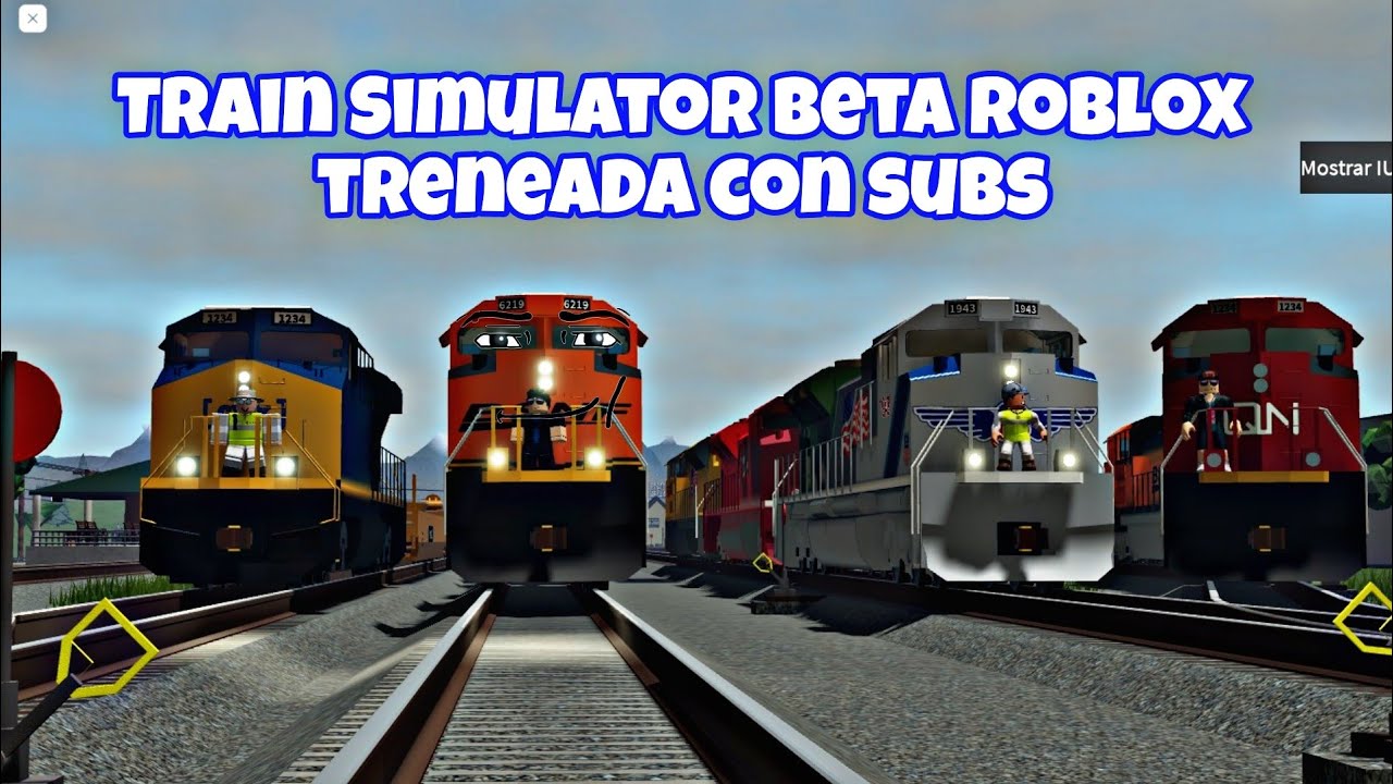 Treneada Con Subs| Train Simulator Beta Roblox 💎🤣 - YouTube