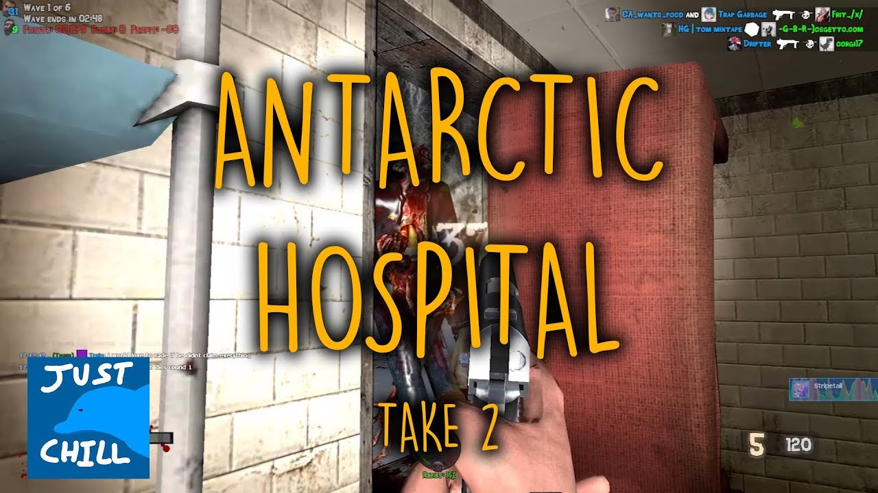 Gmod Zombie Survival: Antarctic Hospital Take 2 - YouTube