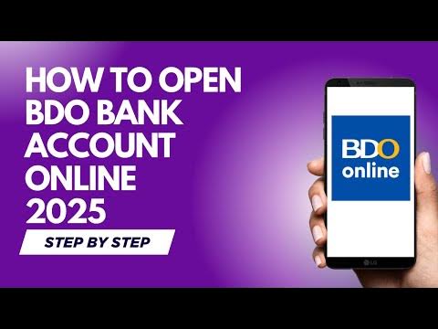 HOW TO OPEN BDO BANK ACCOUNT ONLINE | BEGINNERS GUIDE | LATENCY TUTORIALS - YouTube