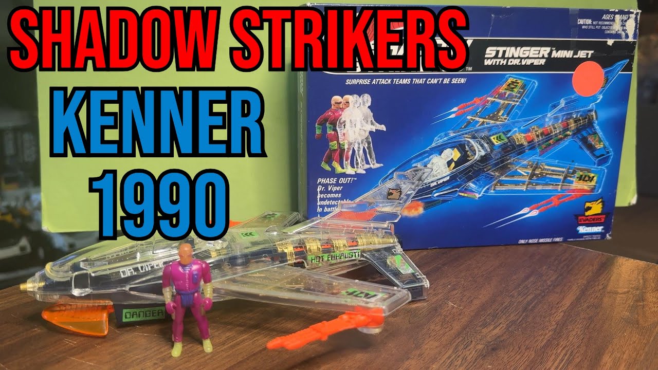 Shadow Strikers Stinger with Dr. Viper Kenner 1990 Action Vehicle and ...