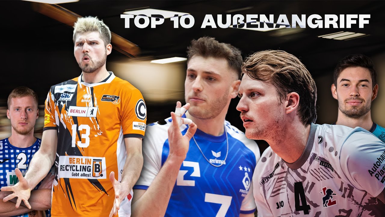 Die TOP 10 Außenangreifer der VOLLEYBALL BUNDESLIGA 22/23 - YouTube