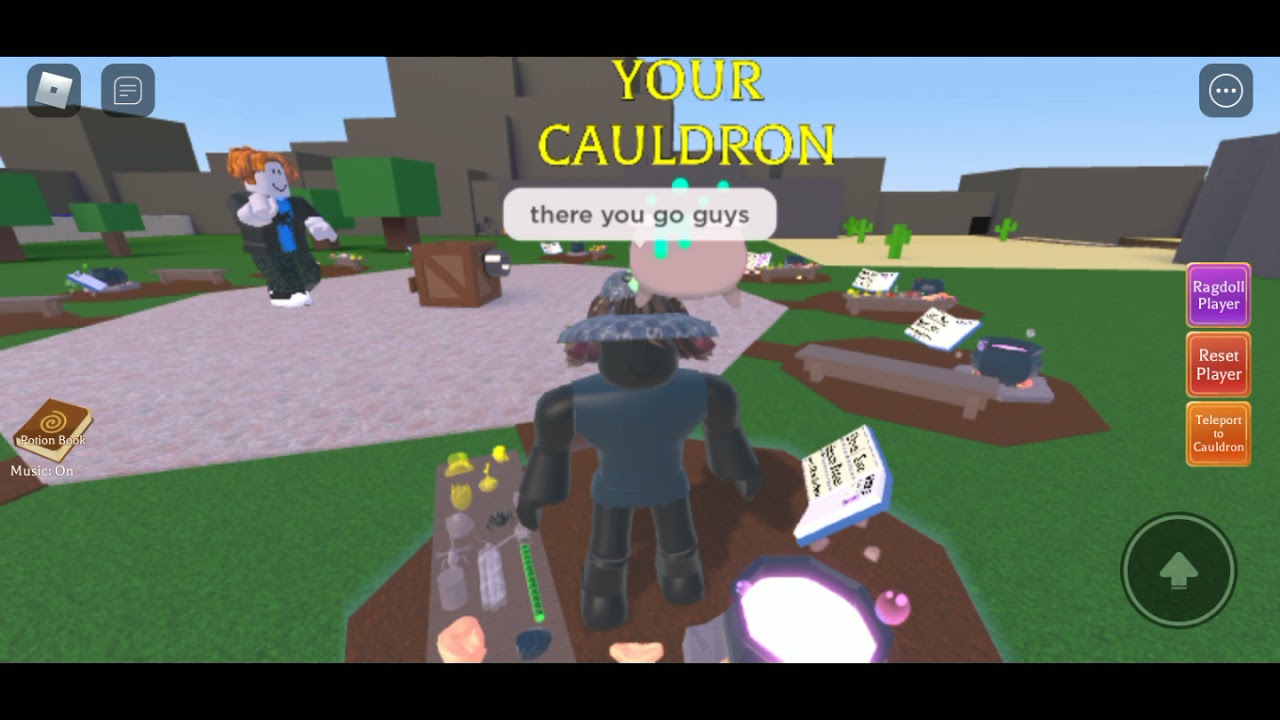 TuTorial How to be giant in Wacky wizard [ROBLOX] - YouTube