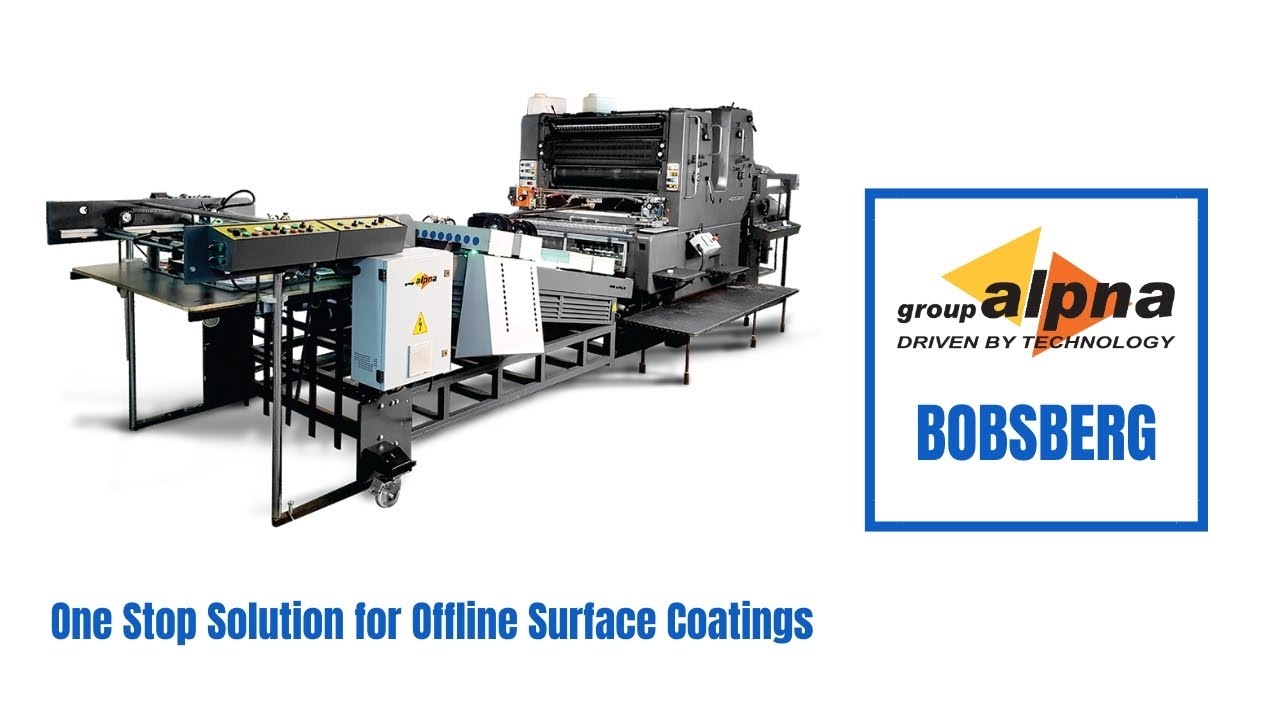 Retrofit UV Attachment for Offset || Offline Drip-Off UV || UV Curing ...