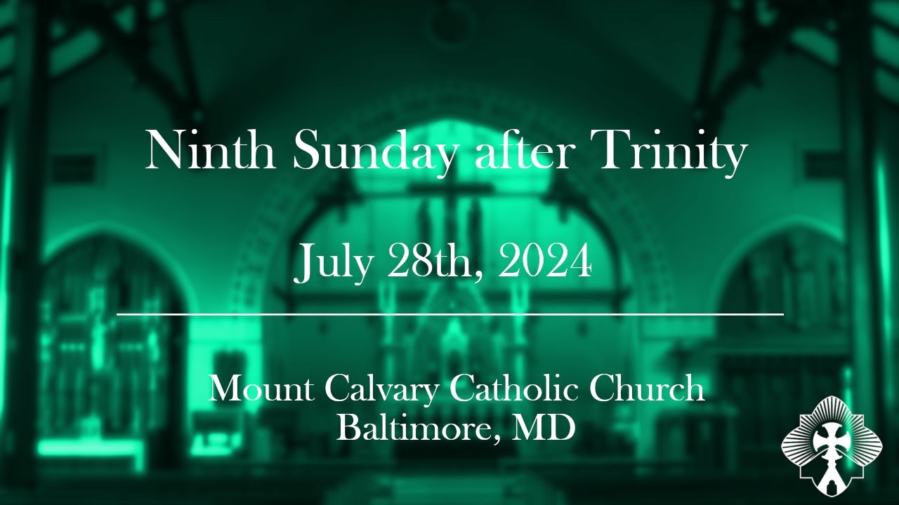 24-07-28 9th Sunday after Trinity - YouTube