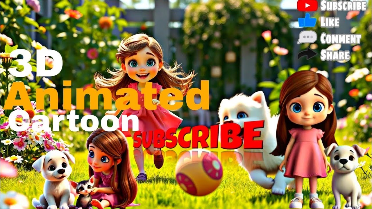 "Aik Larki Bhari Haweli Mein – Wafadar Dogi Ke Sath" 3D animated video ...