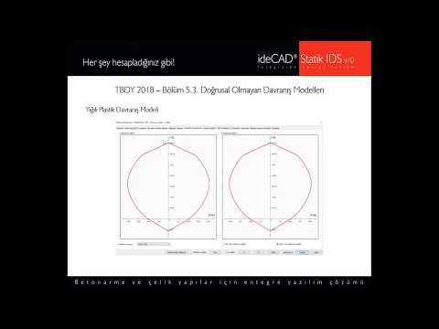 ideCAD Statik | TBDY 2018 - Bölüm 5 -  Şekil Değiştirmeye Göre Tasarım | Yapı Bilgi Modellemesi
