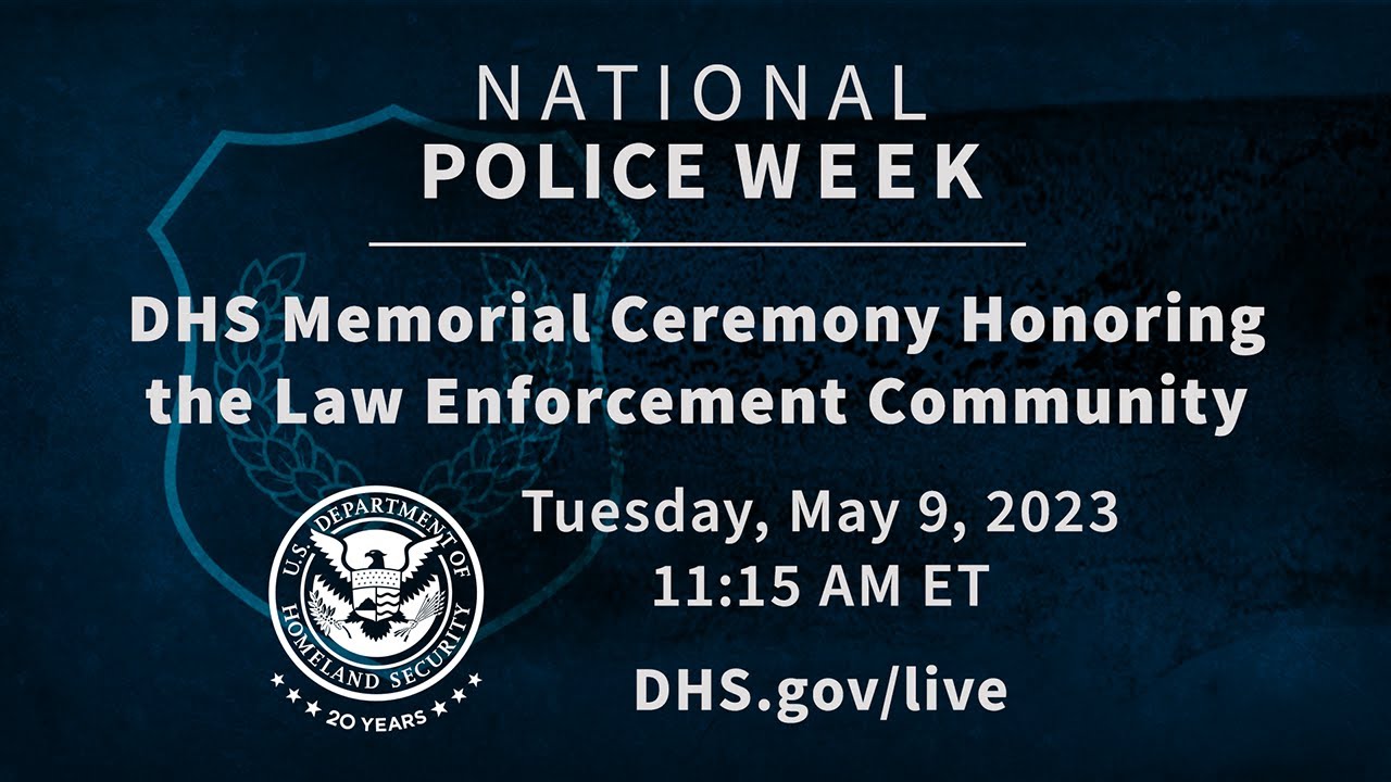 DHS Police Week Event - YouTube