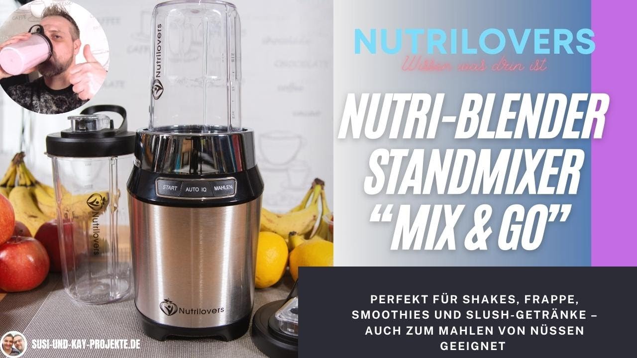 NUTRI-BLENDER Standmixer “Mix & Go” | Frappe | Eiskaffee | Milchshakes ...