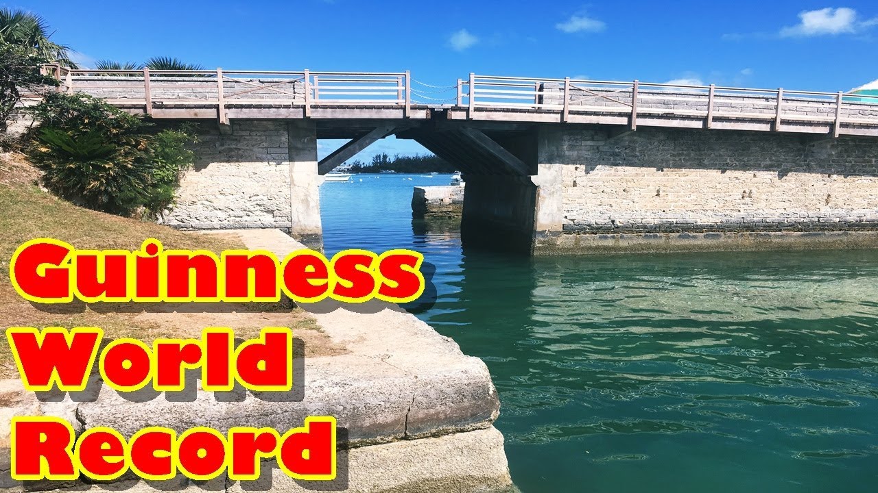WORLD'S SMALLEST DRAWBRIDGE / BERMUDA - YouTube