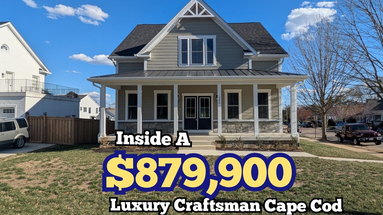 Inside Tour of Luxury Craftsman Cape Cod in Fredericksburg, VA ...
