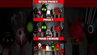 Incredibox Sprunki Phase 5 Curado Vs Phase 5 Vs Remake Vs Retake Vs But ...