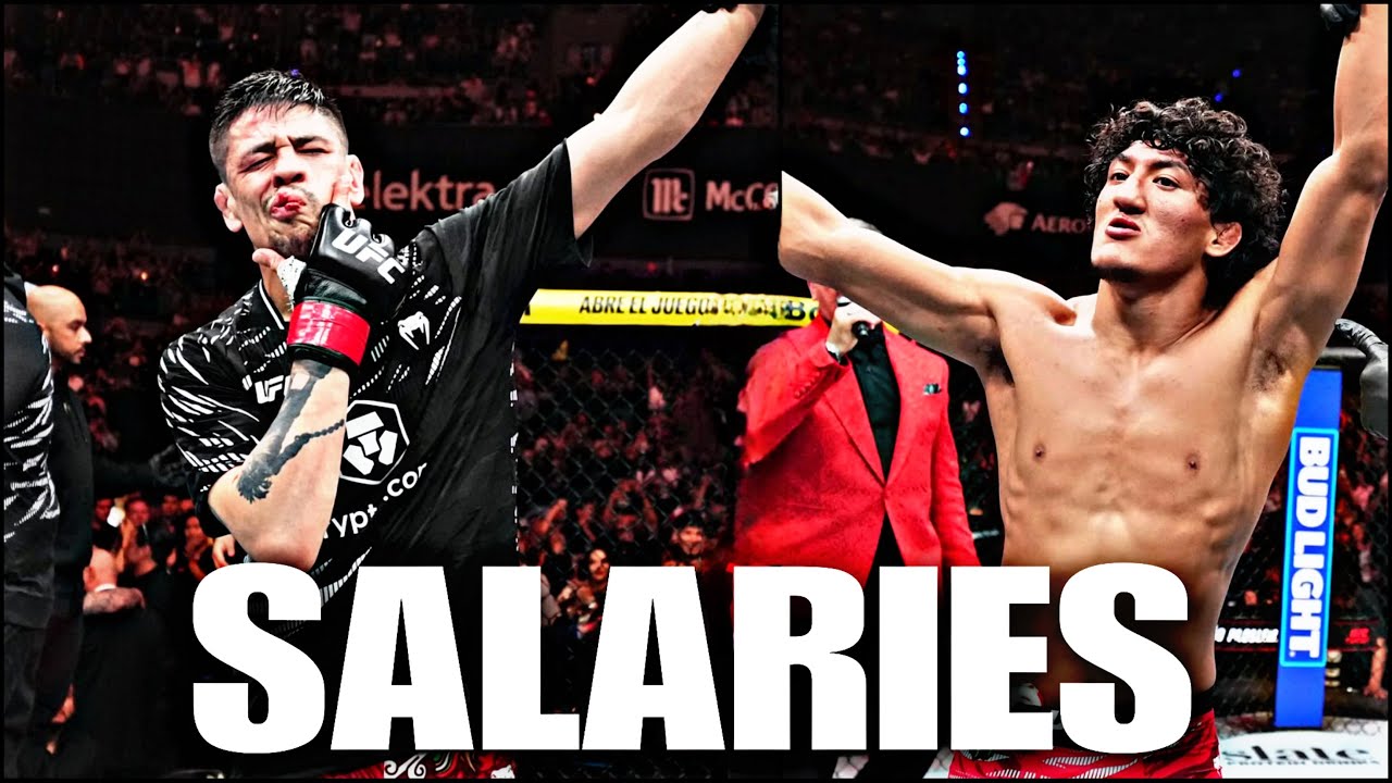 Fighters's Pay from UFC Mexico | Brendon Moreno & Steve Erceg Salaries ...