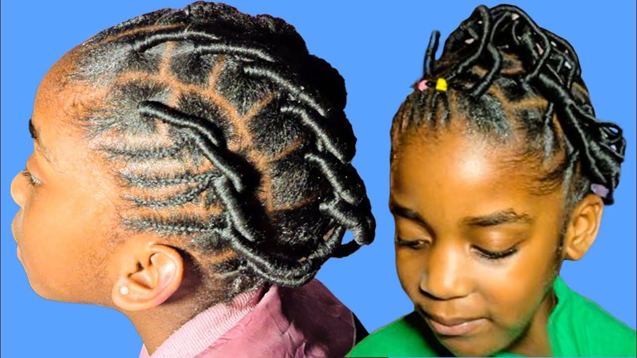 How To Wrap Threadding Hairstyle Youtube