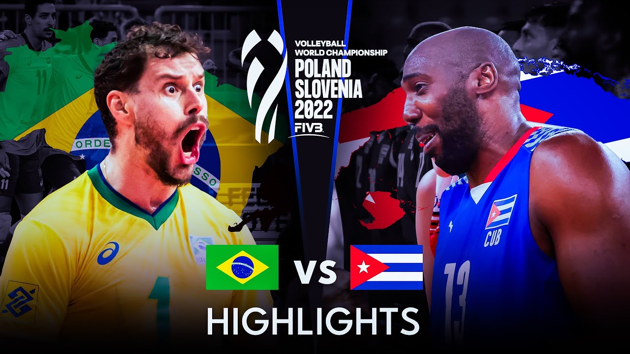 HISTORICAL MATCH | BRAZIL vs CUBA | Men's Volleyball World Championship ...