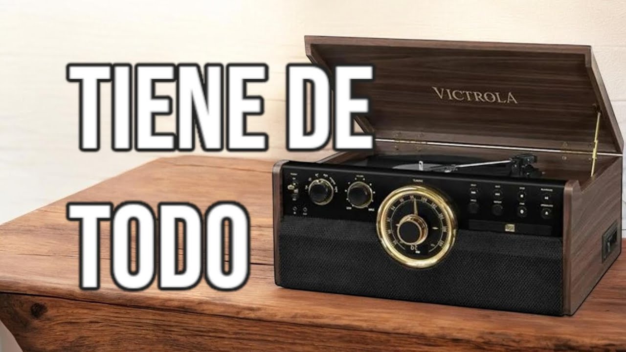 El Tocadiscos Retro Que Lo Tiene TODO: Victrola VTA-270B ¡Descúbrelo! - YouTube