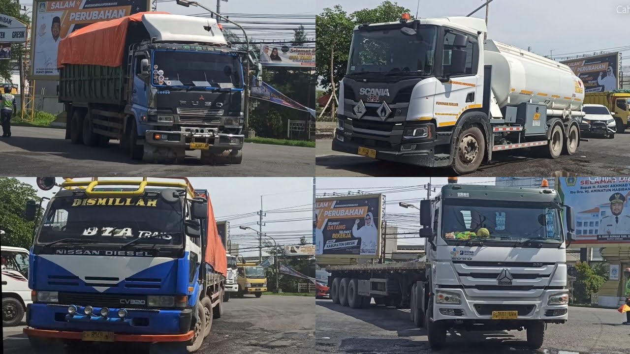 Spotting Truck Di Gresik Kota Industri | Sinotruck, Nissan Big Thumb ...