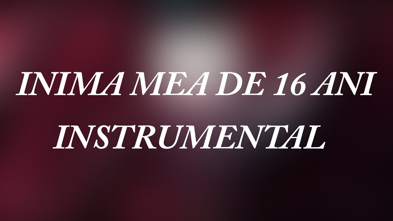 Taxi x Delia - Inima Mea De 16 Ani | Instrumental - YouTube
